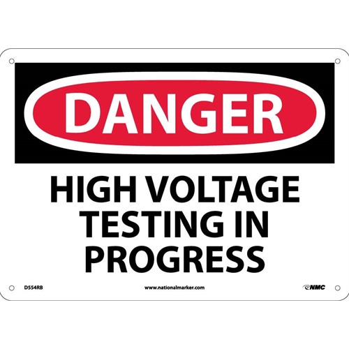 Testing In Progress Sign