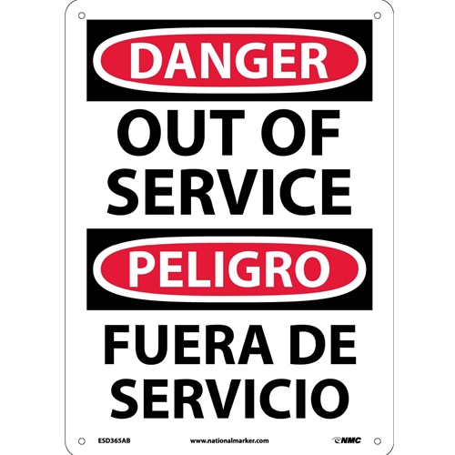 Out Of Service Sign