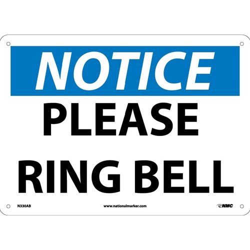Press Doorbell Sign